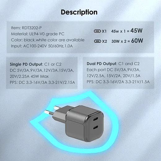usb c wall plug | redot-tech.com
